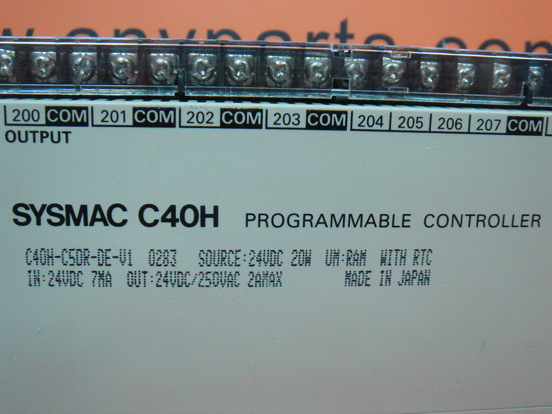 OMRON C40H-C5DR-DE-V1 SYSMAC C40H - 裕益科技自動化設備可程式編碼器PLC分散式控制系統DCS